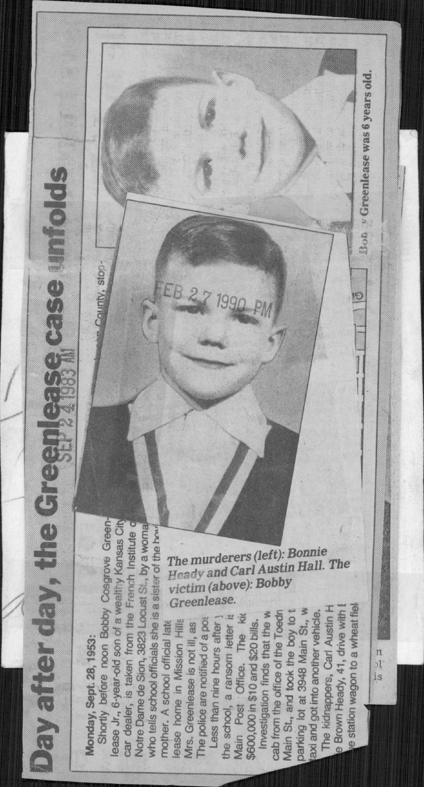 Bobby Greenlease | The Kansas City Star Photo Archive
